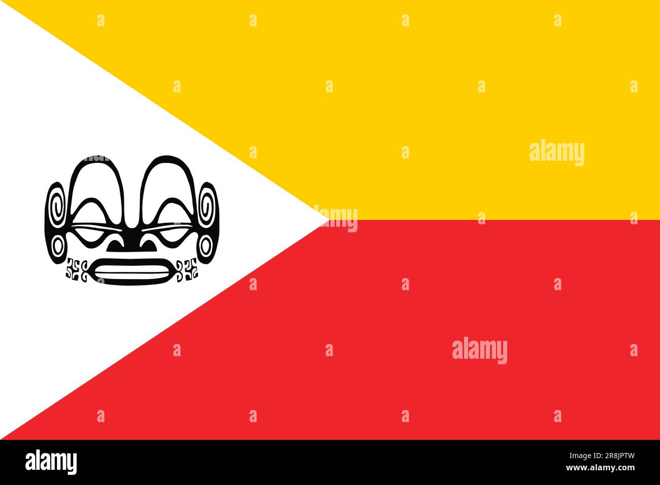 flag of Polynesian peoples Marquesans. flag representing ethnic group ...