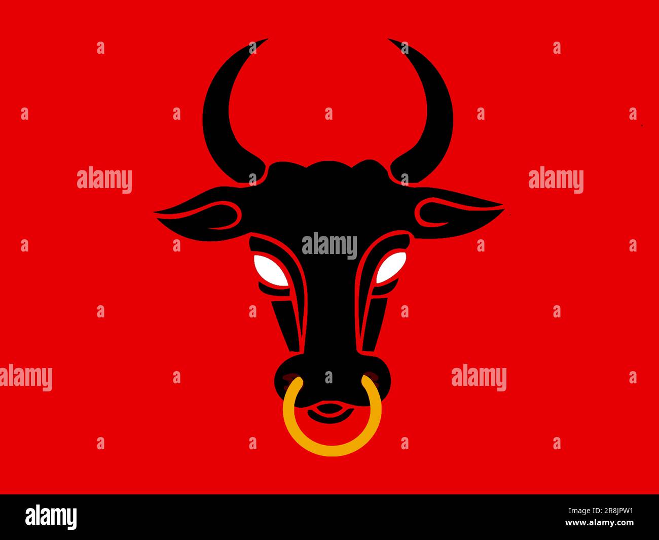 flag of Polabian Slavs Wends. flag representing ethnic group or culture ...