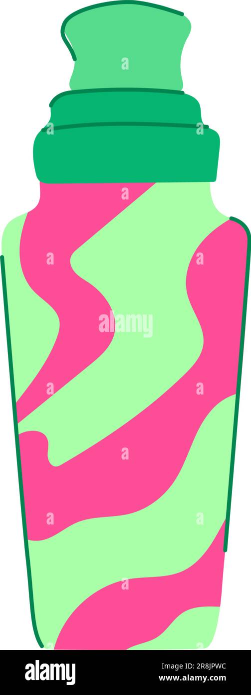 drink cocktail shaker cartoon vector illustration Stock Vector Image ...