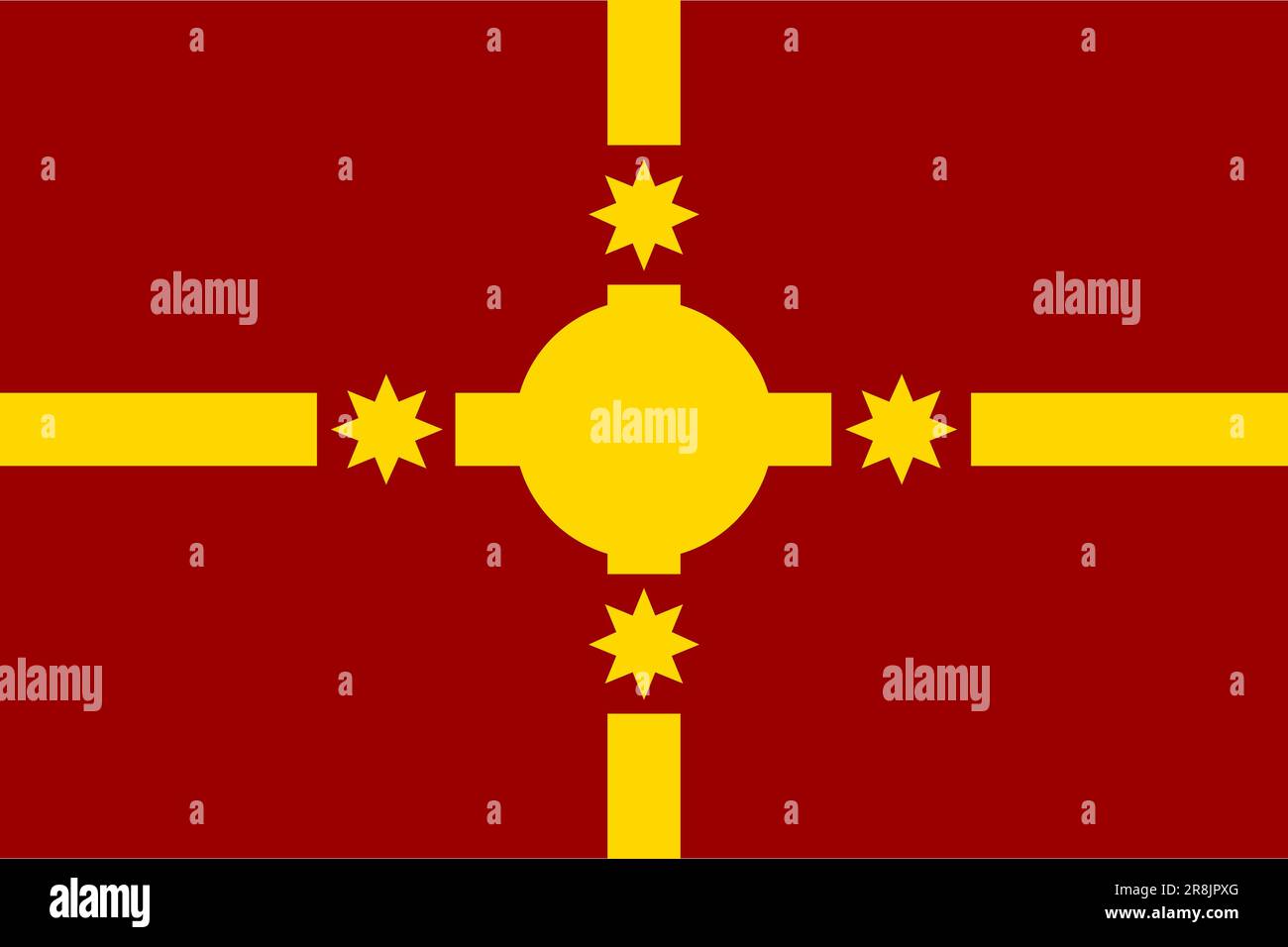 flag of Polynesian peoples Rotumans. flag representing ethnic group or ...