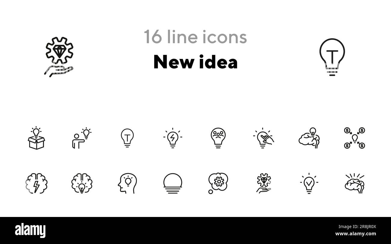 New idea creative thinking Stock Vector Images - Alamy