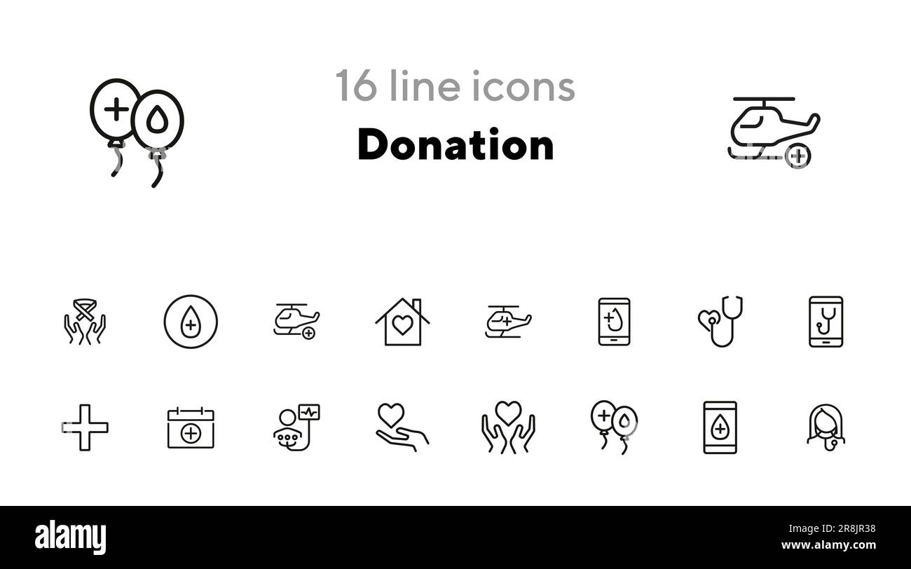 Phone simple line flat Stock Vector Images - Alamy