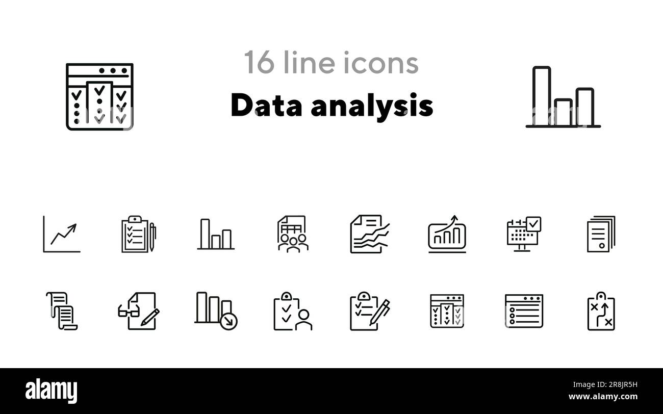 Data analysis icons Stock Vector Image & Art - Alamy Data analysis icons Stock Vector Image & Art - Alamy