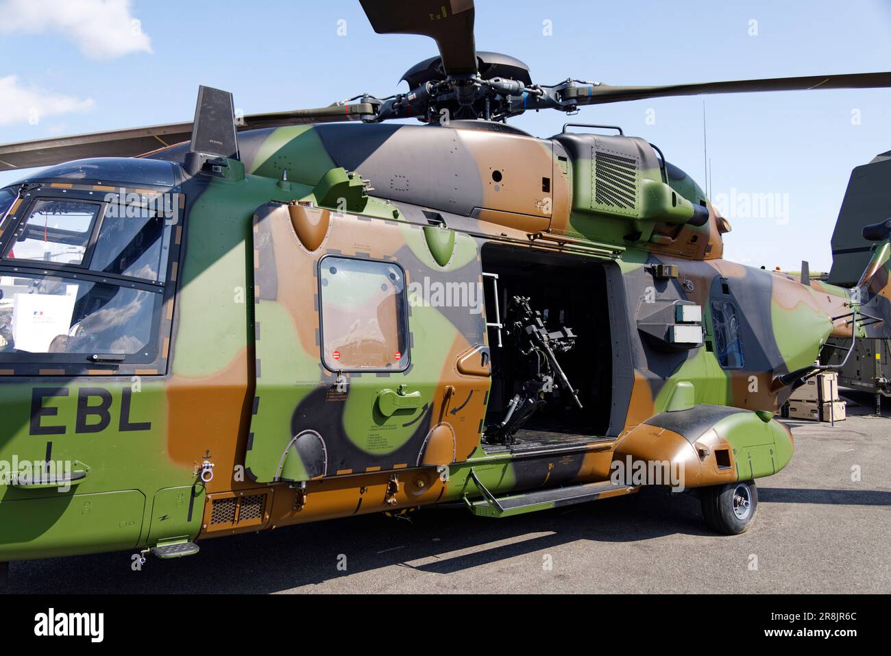 Paris-Le Bourget, France. 21st June, 2023. NH90 helicopter display at the 54th International ...