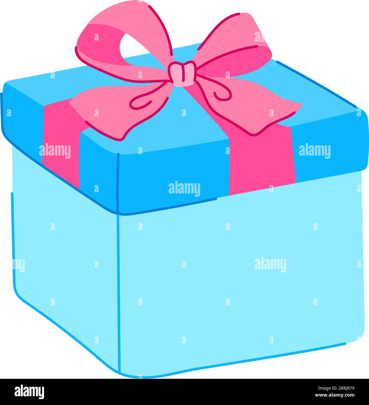birthday gift box cartoon vector illustration Stock Vector Image & Art ...