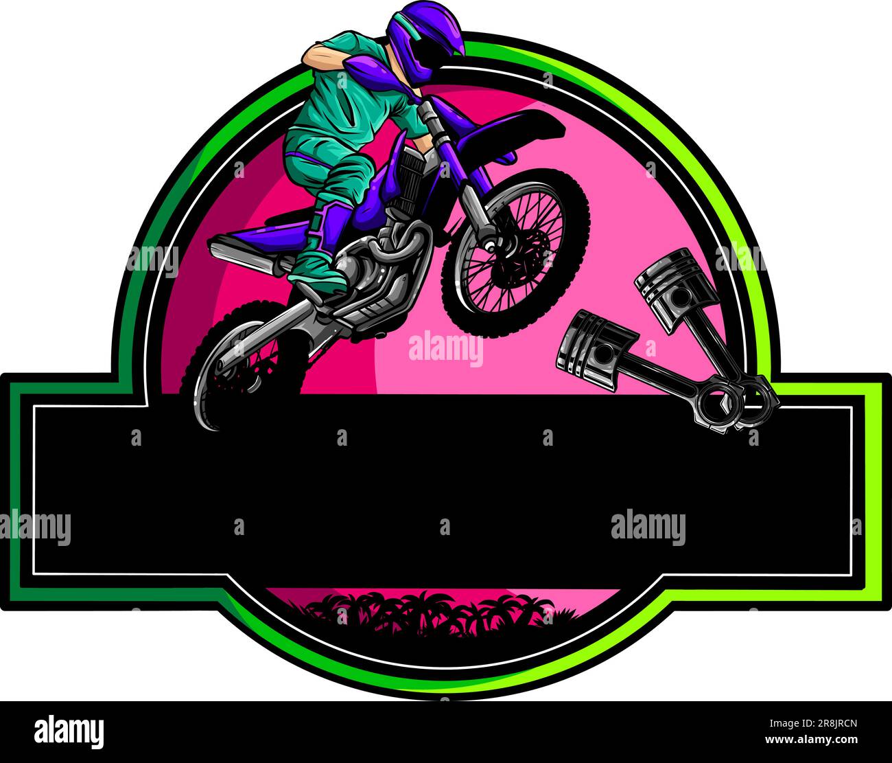 Motocross Logos Vector