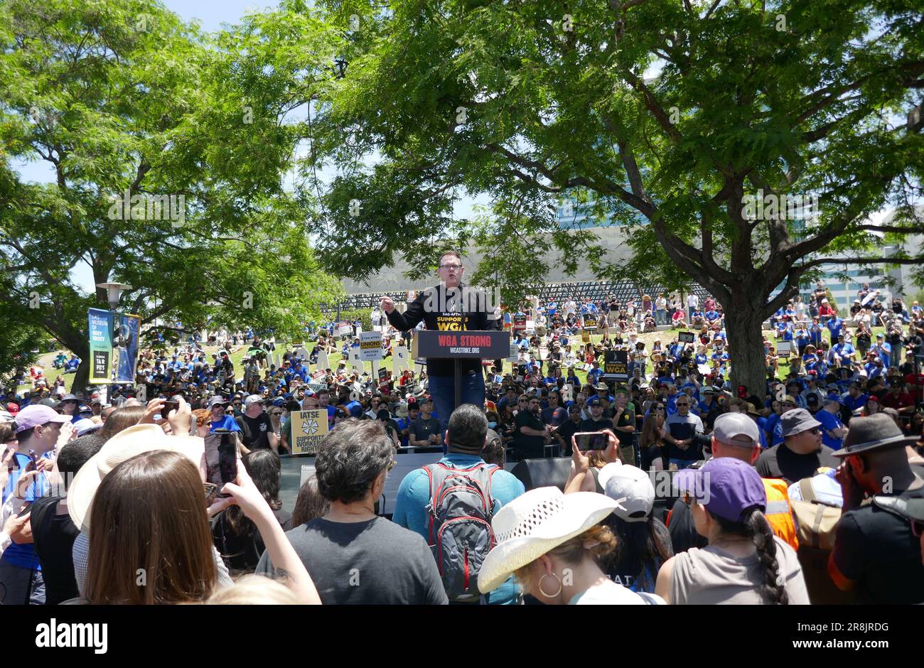 Los Angeles, California, USA 21st June 2023 WGA Strike March and Rally ...