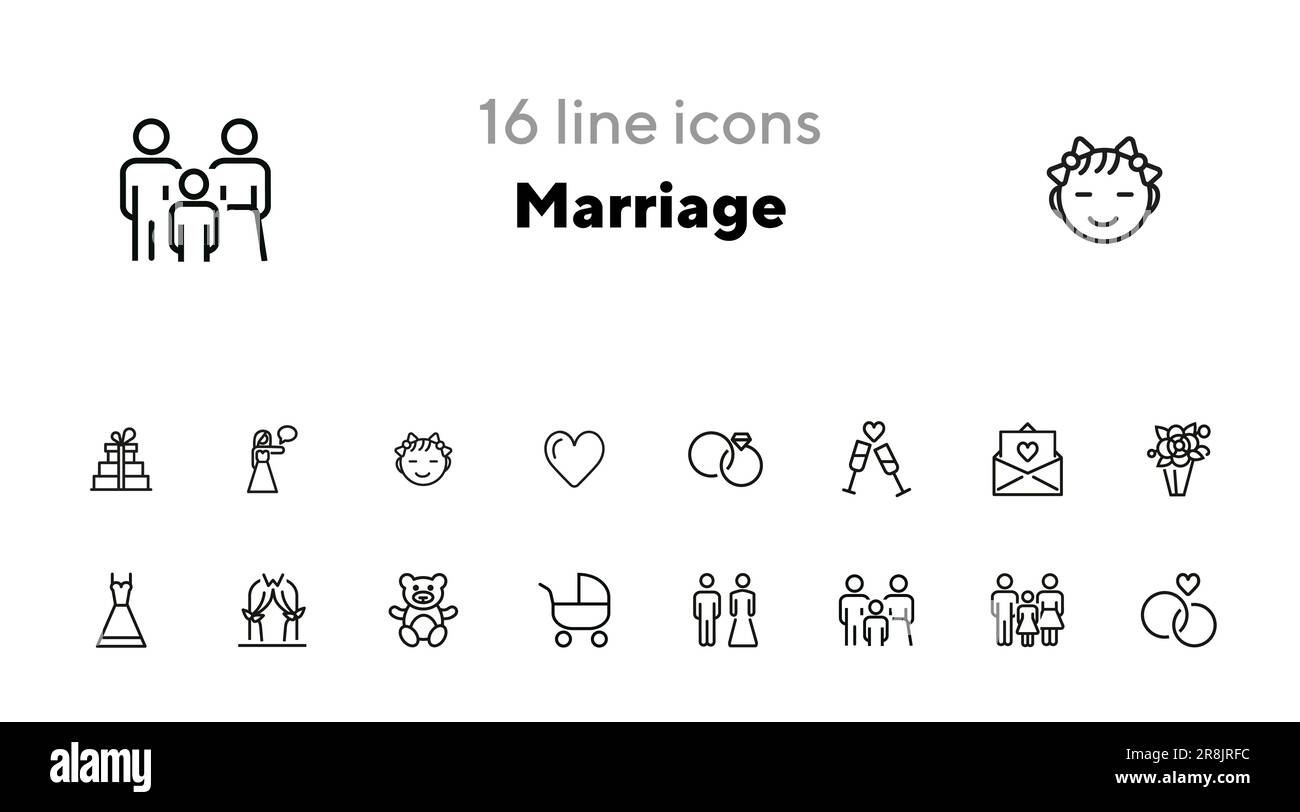 Family holiday party linear Stock Vector Images - Alamy