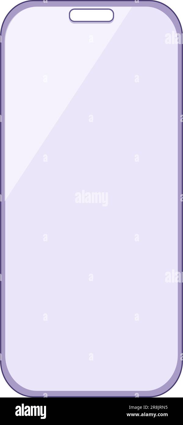 shield phone screen protector cartoon vector illustration Stock Vector ...