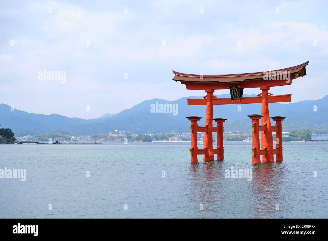Itsukushima Jinja Otorii or Grand Torii Gate on the sea of Miyajima ...