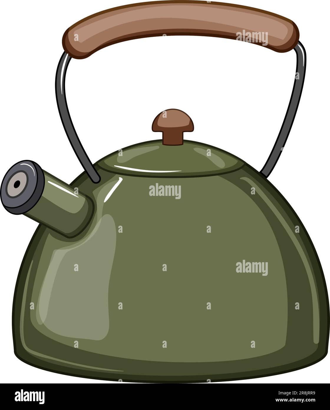 pot kettle kitchen cartoon vector illustration Stock Vector Image & Art - Alamy