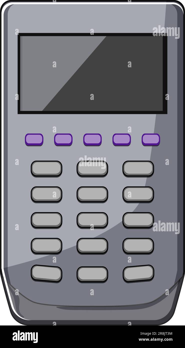 bank pos terminal cartoon vector illustration Stock Vector Image & Art ...