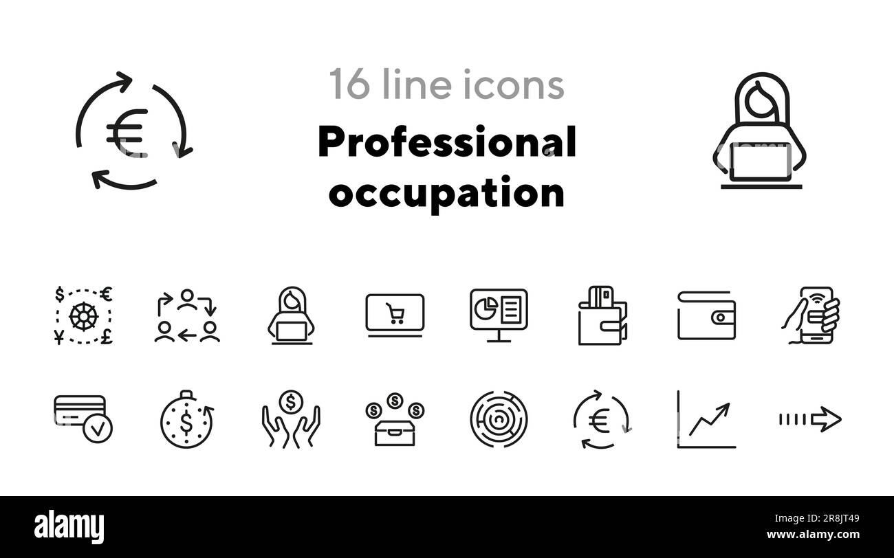 Professional organization icons Stock Vector Images - Alamy