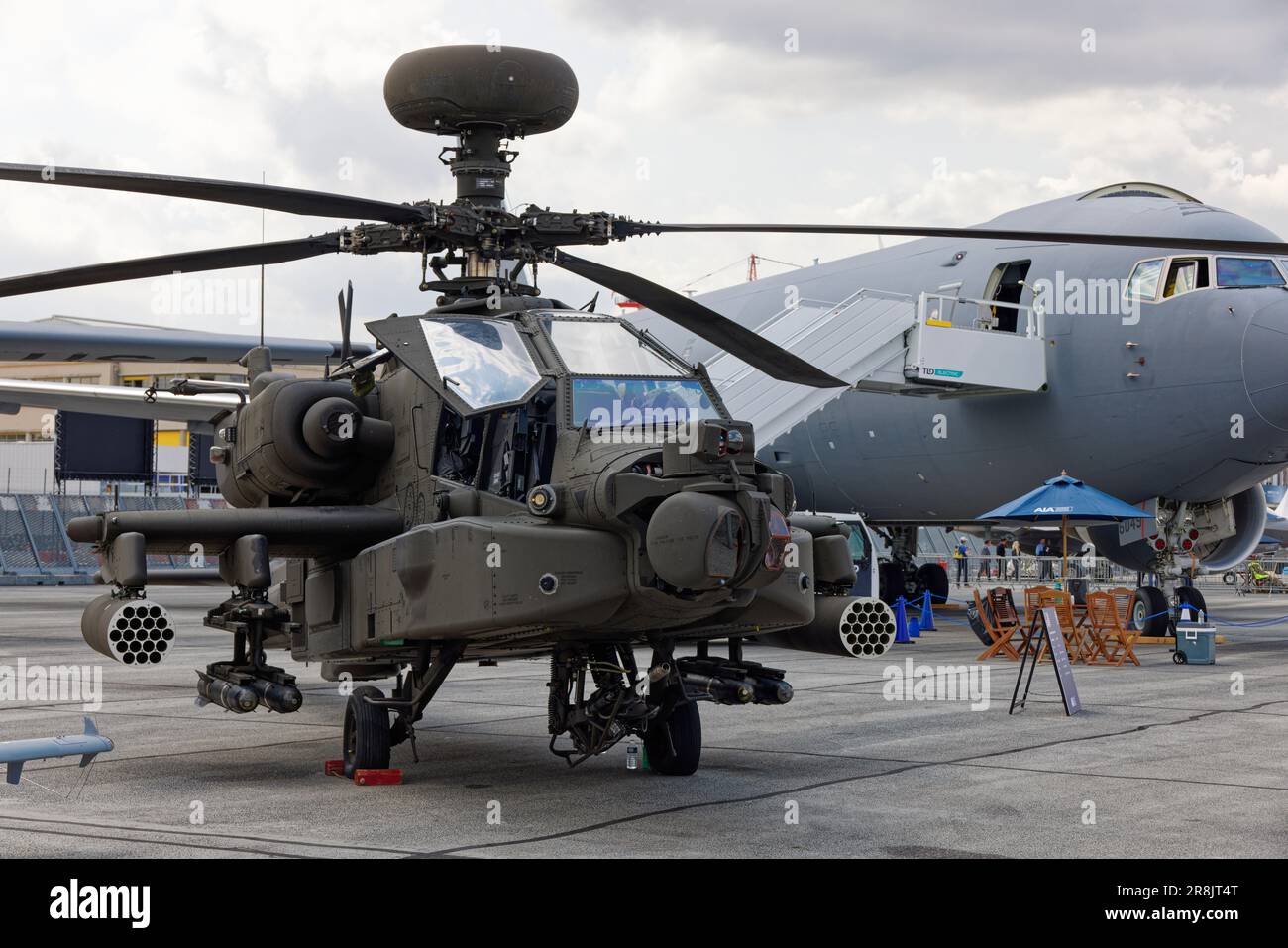 Paris-Le Bourget, France. 21st June, 2023. Boeing AH 64E Apache ...