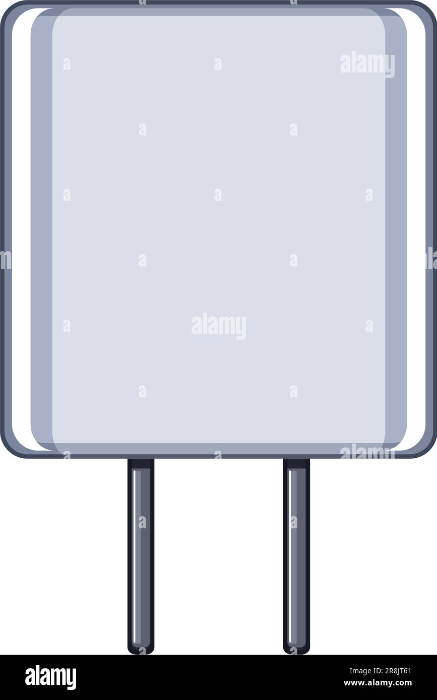 electric power adapter cartoon vector illustration Stock Vector Image ...