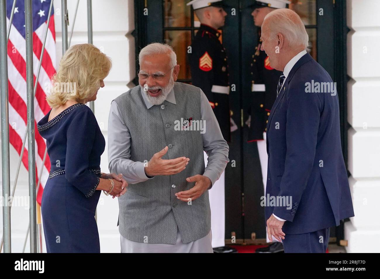 President Joe Biden and first lady Jill Biden welcome India's Prime ...