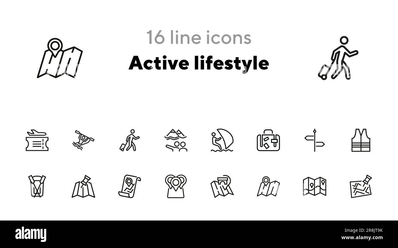 River place nature trail Stock Vector Images - Alamy