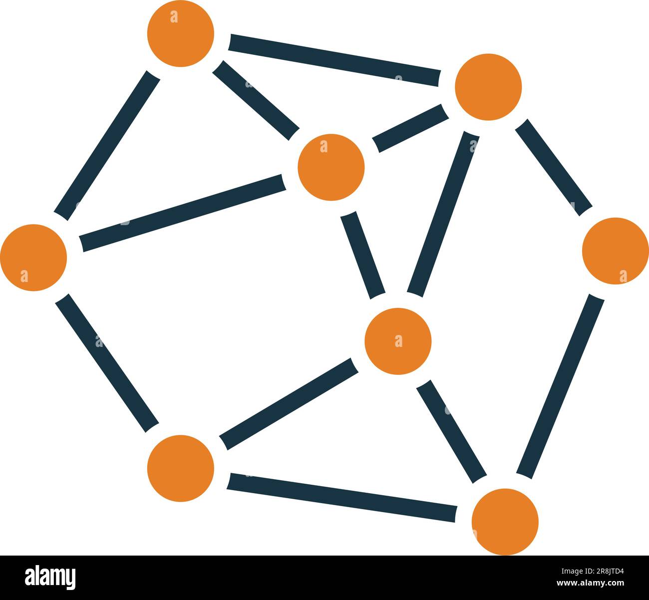 Distributed network Stock Vector Images - Alamy