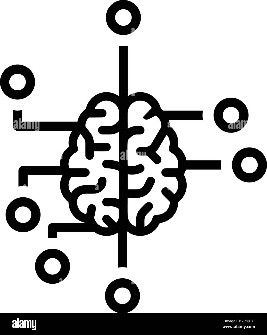 Mind Map icon. Fully editable vector EPS use for printed materials and ...