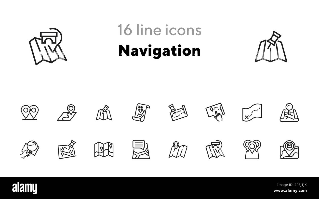 Object map hi-res stock photography and images - Alamy
