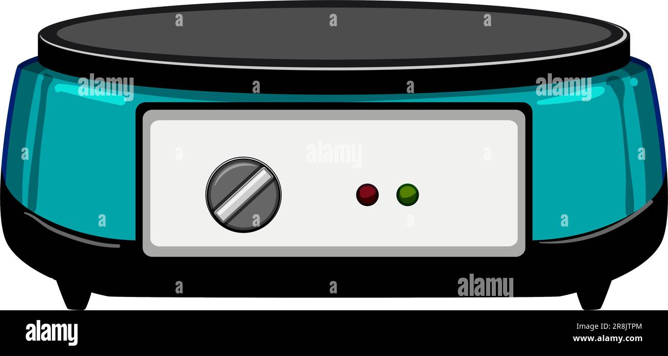 cook crepe maker cartoon vector illustration Stock Vector Image & Art ...