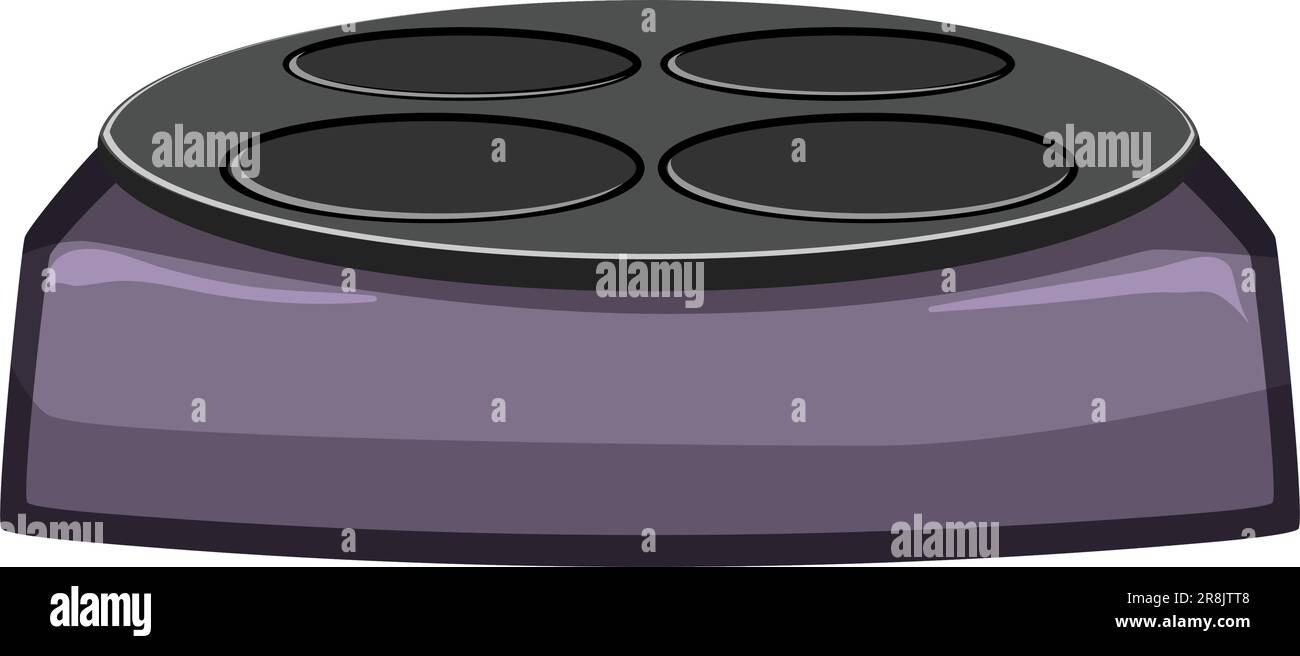 pancake crepe maker cartoon vector illustration Stock Vector Image ...