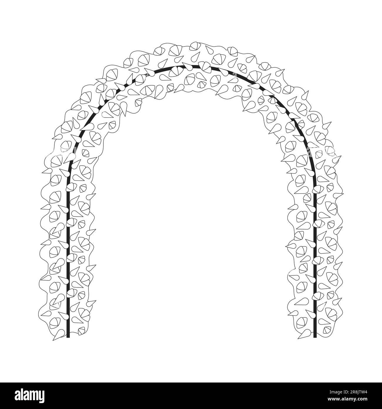 Flowers arch monochrome flat vector object Stock Vector Image & Art - Alamy Flowers arch monochrome flat vector object Stock Vector Image & Art - Alamy