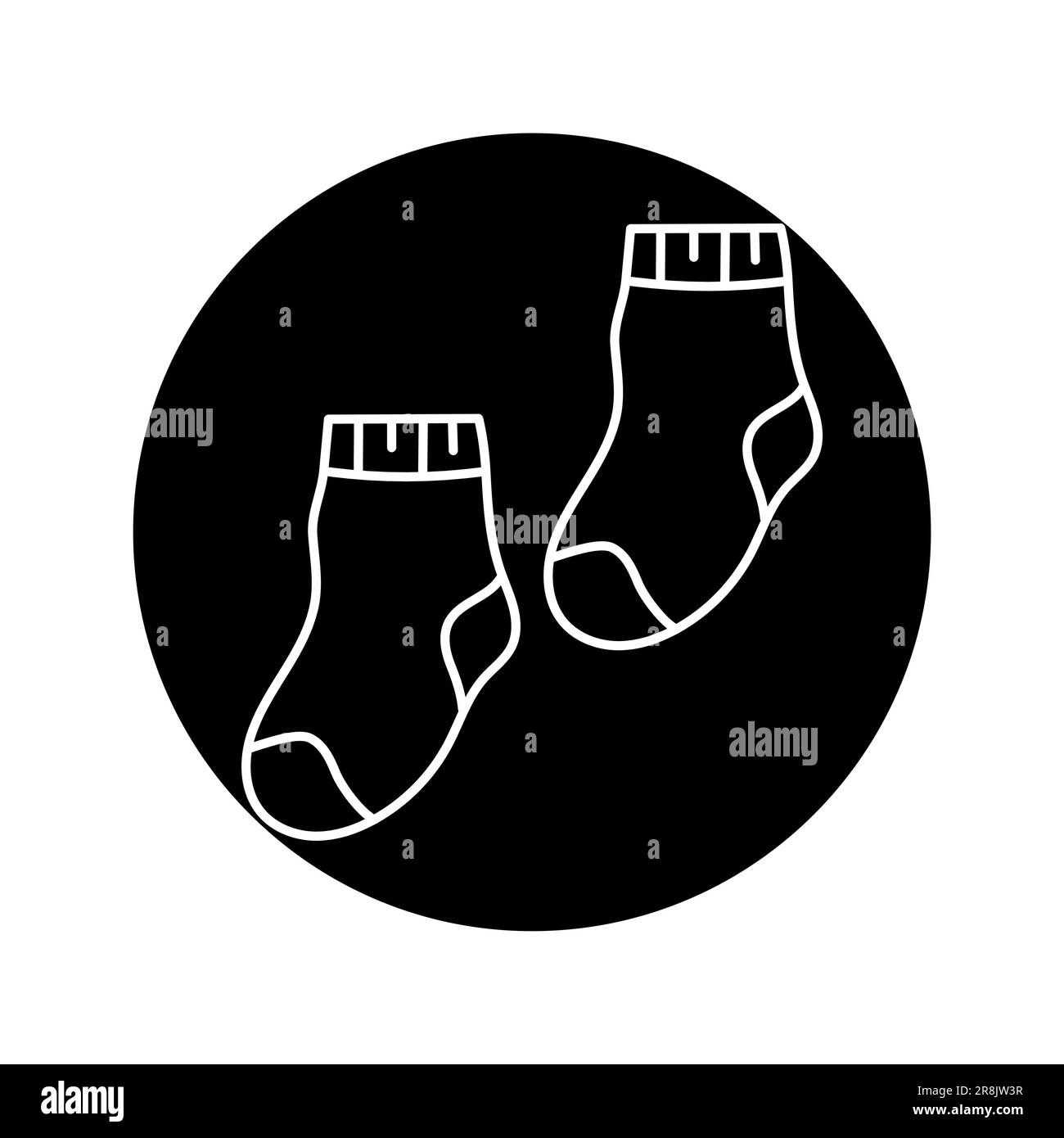 Newborn baby socks design Black and White Stock Photos & Images - Alamy