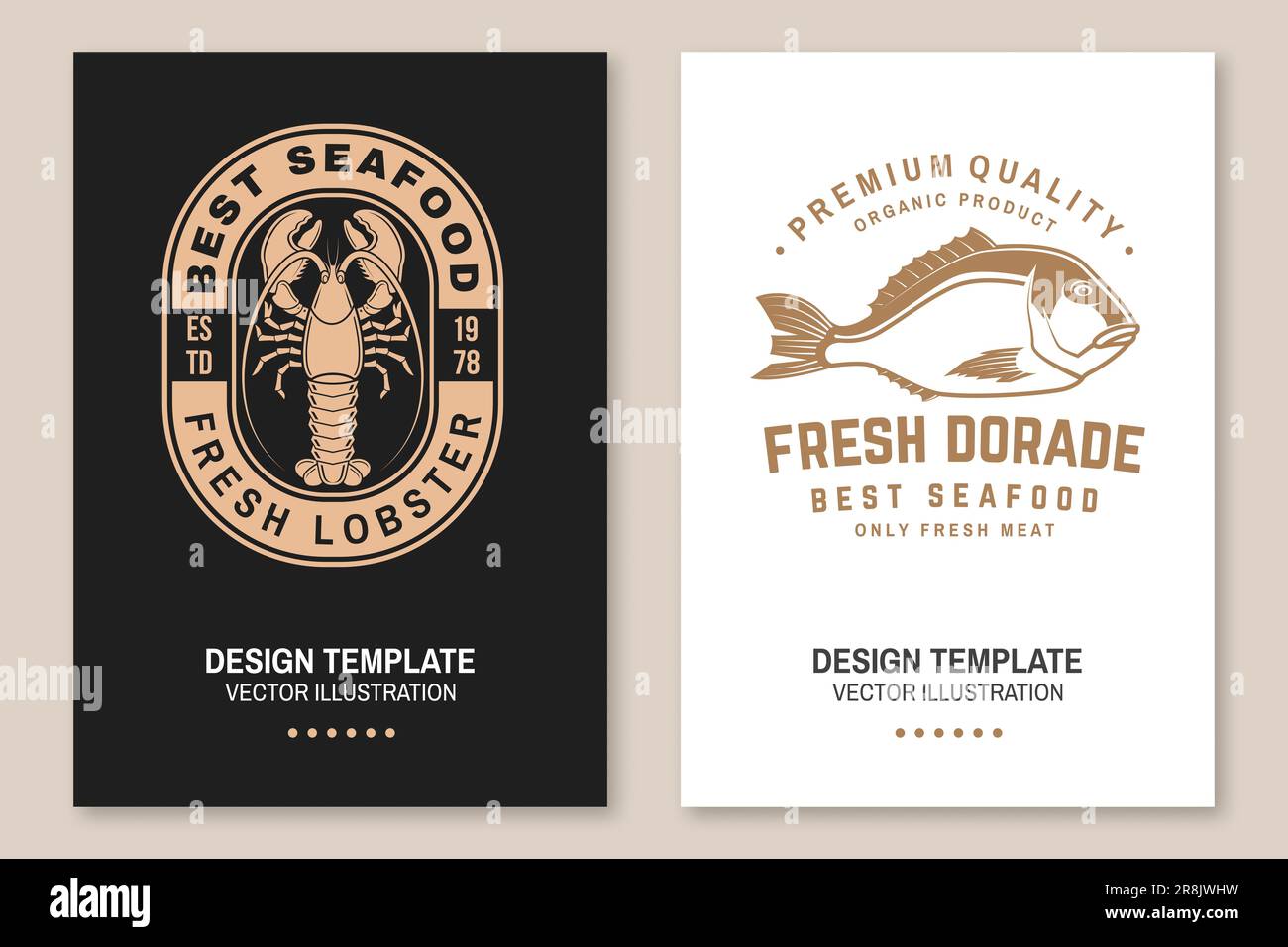 Sea bream dish Stock Vector Images - Alamy