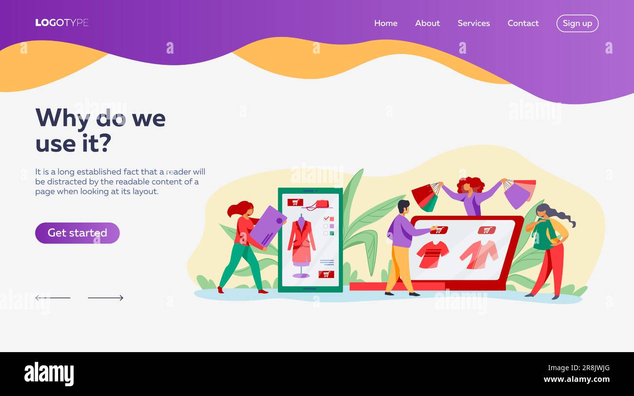 Paying purchases credit card Stock Vector Images - Alamy