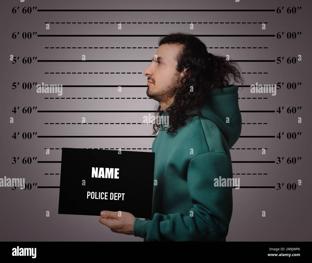 Police lineup mugshot board hi-res stock photography and images - Alamy