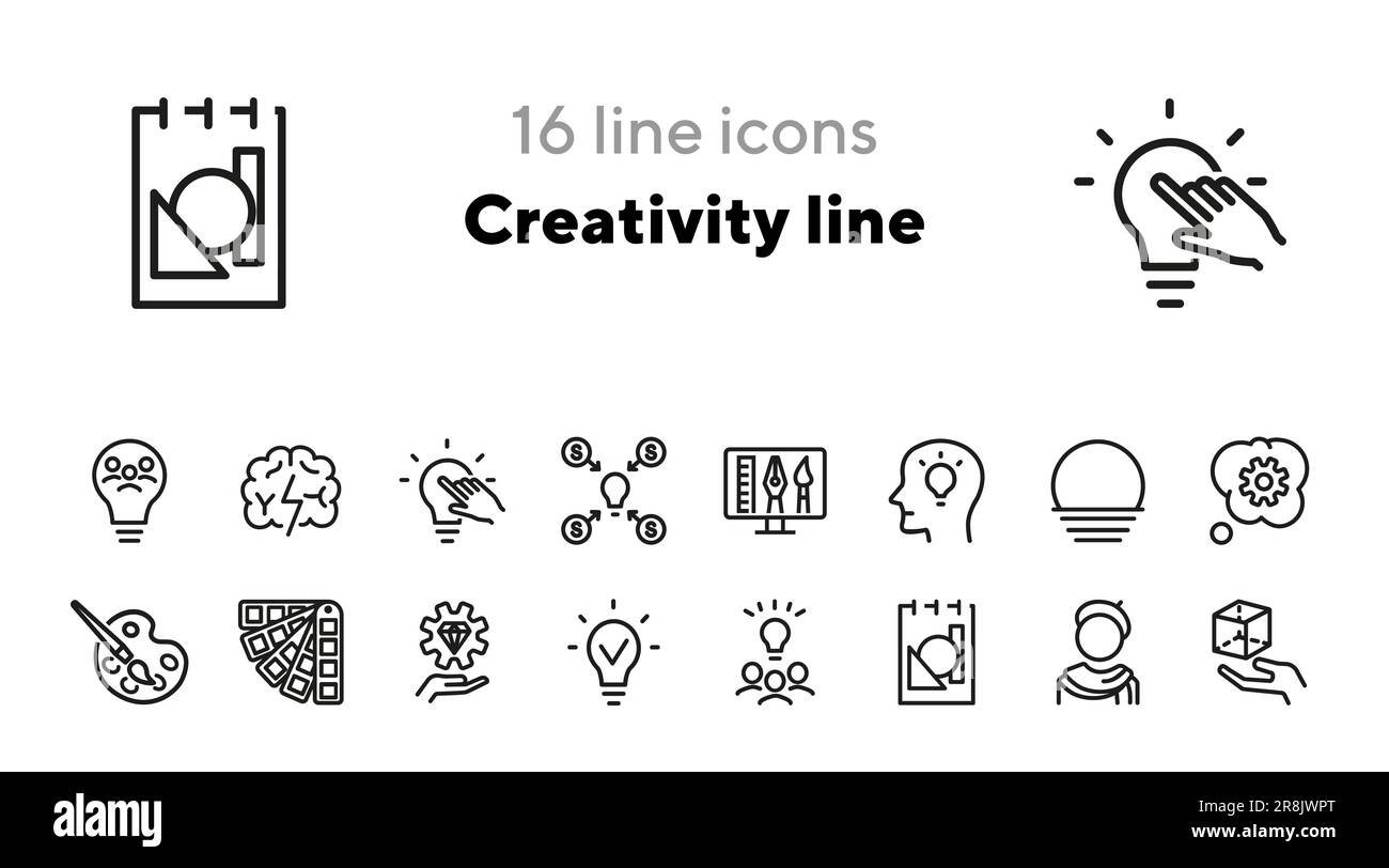 Symbol of creativity Stock Vector Images - Alamy