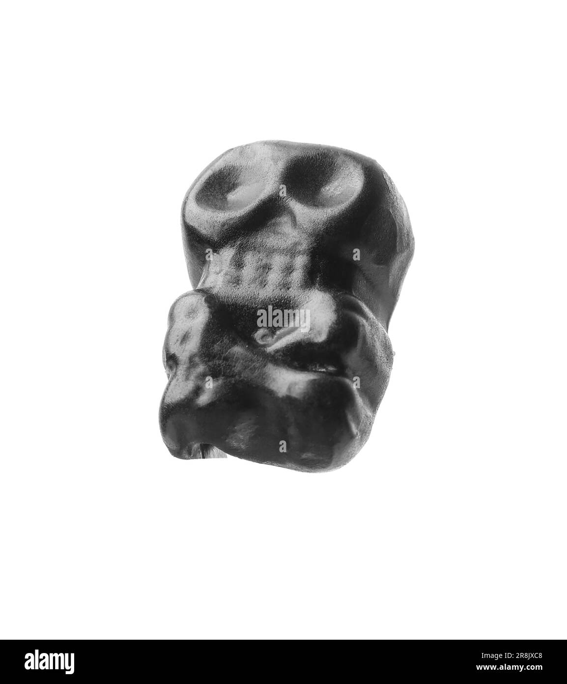 Sugar sweets on black Black and White Stock Photos & Images - Alamy