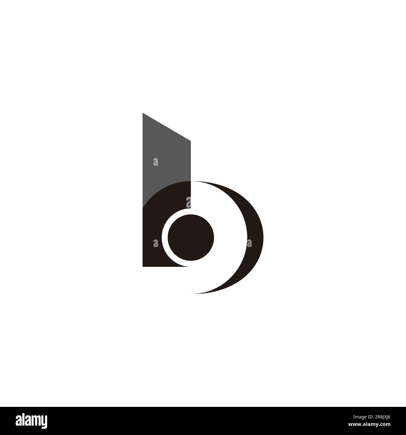 letter b technology dot logo vector Stock Vector Image & Art - Alamy