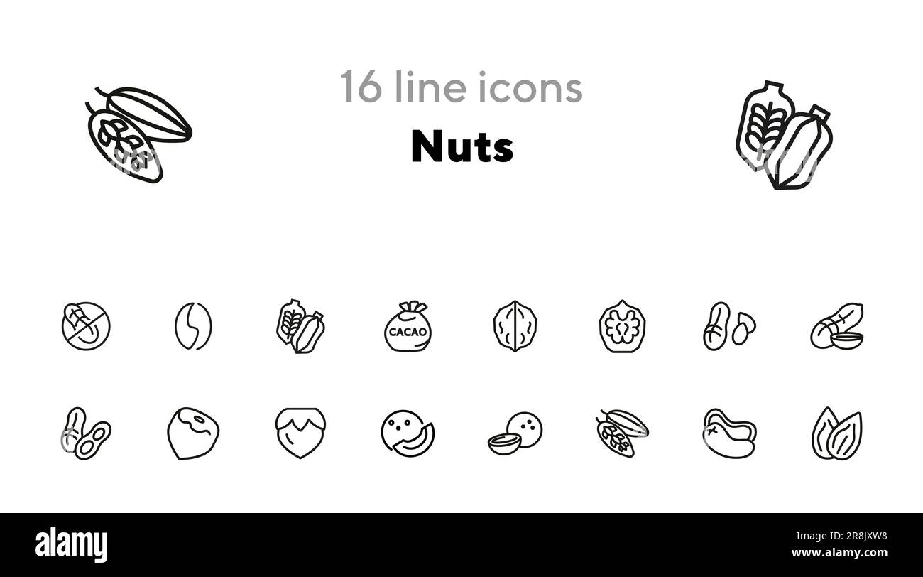 Indian cashew nuts Stock Vector Images - Alamy