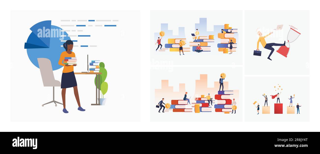 Studying leaflet Cut Out Stock Images & Pictures - Alamy