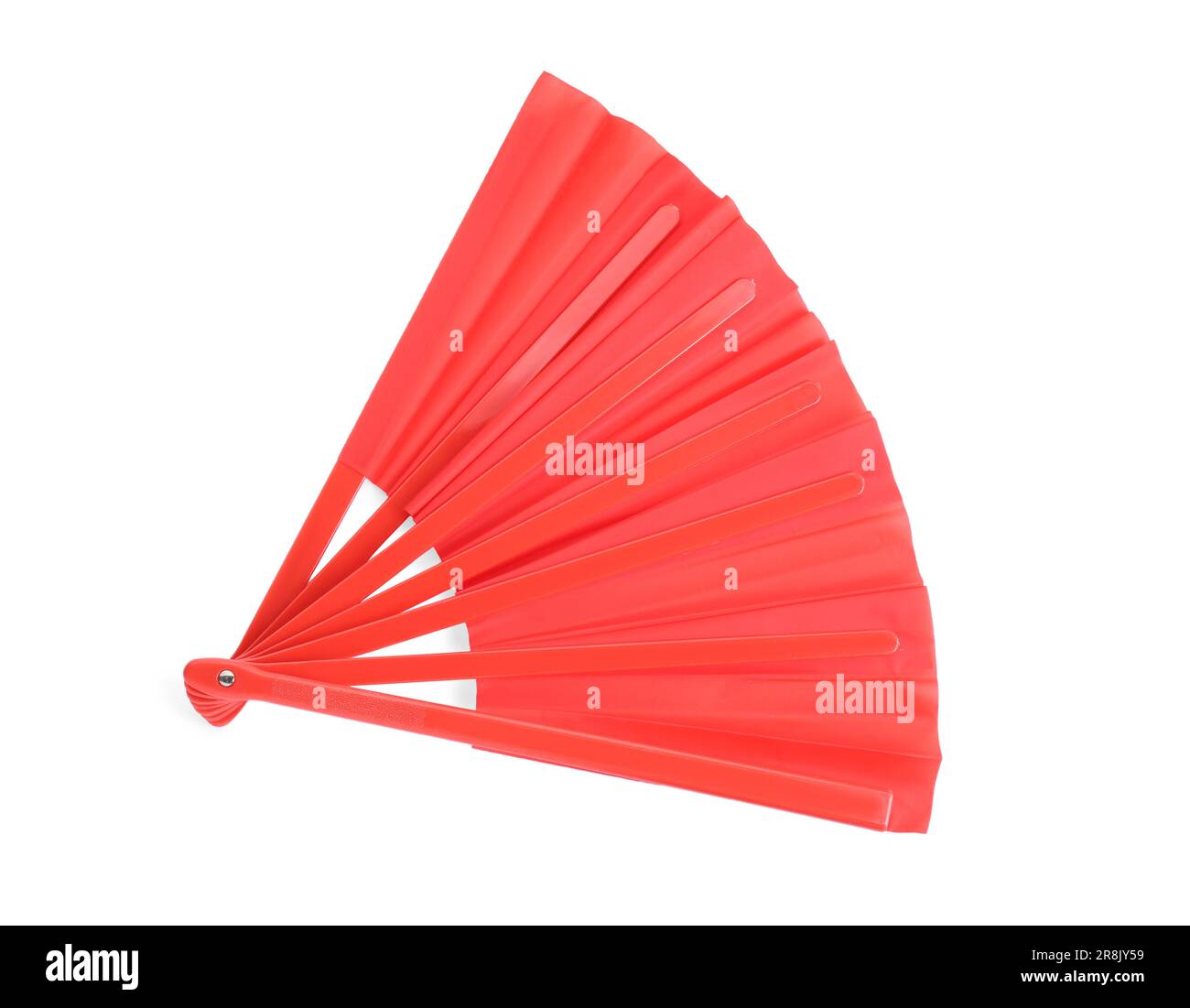 Bright red hand fan isolated on white Stock Photo - Alamy Bright red hand fan isolated on white Stock Photo - Alamy