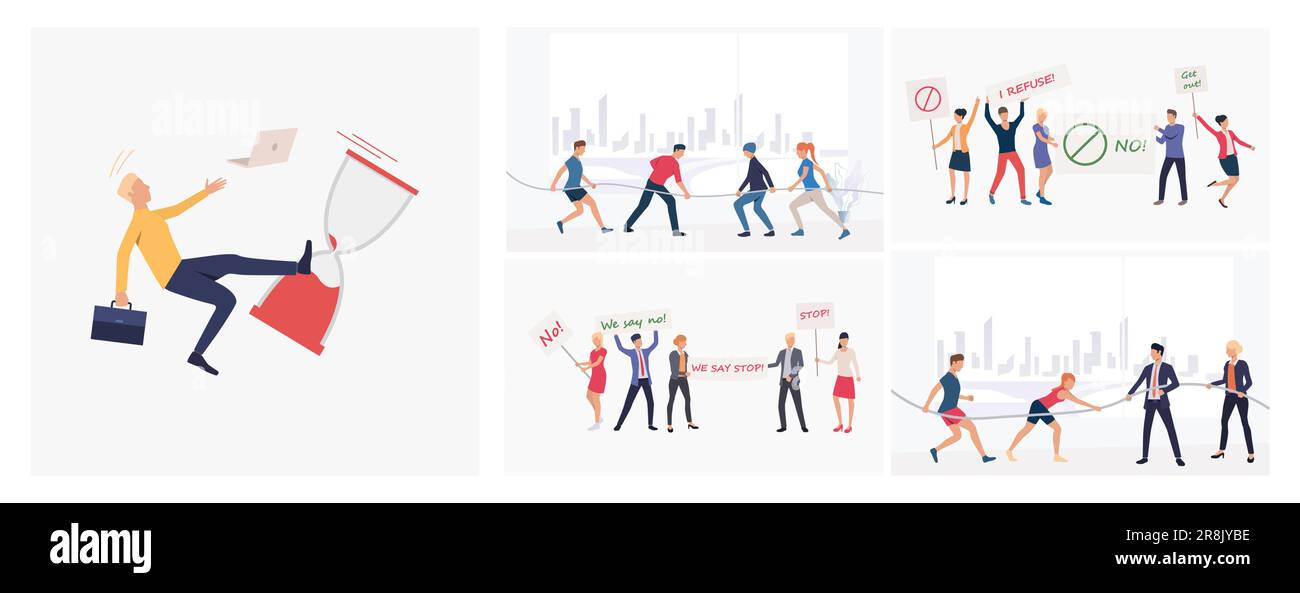 Set of public events illustrations Stock Vector Image & Art - Alamy