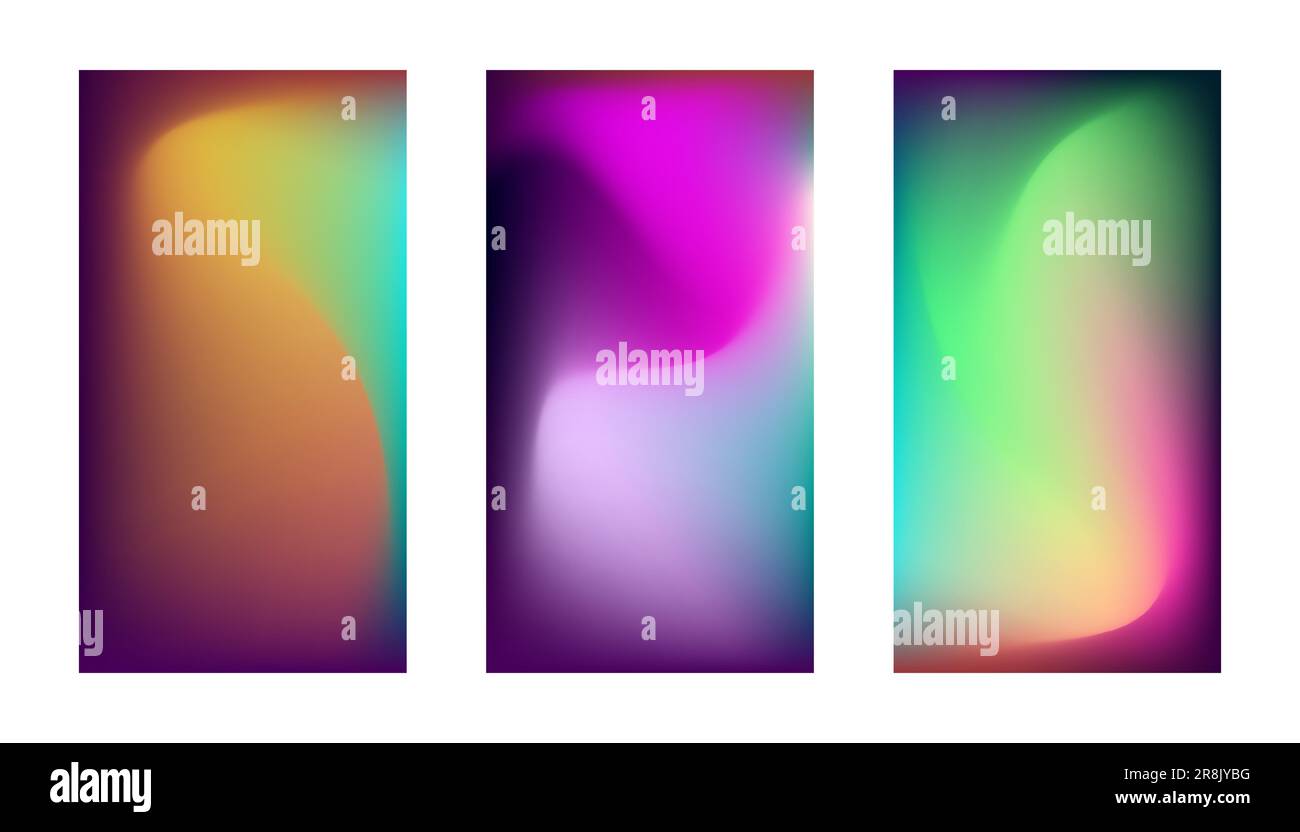 abstract vibrant gradient colors backgrounds for flyer, brochure, ui ...