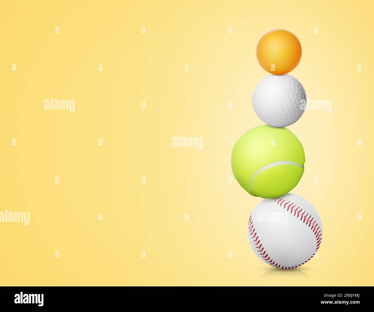 Stacked tennis balls hi-res stock photography and images - Alamy