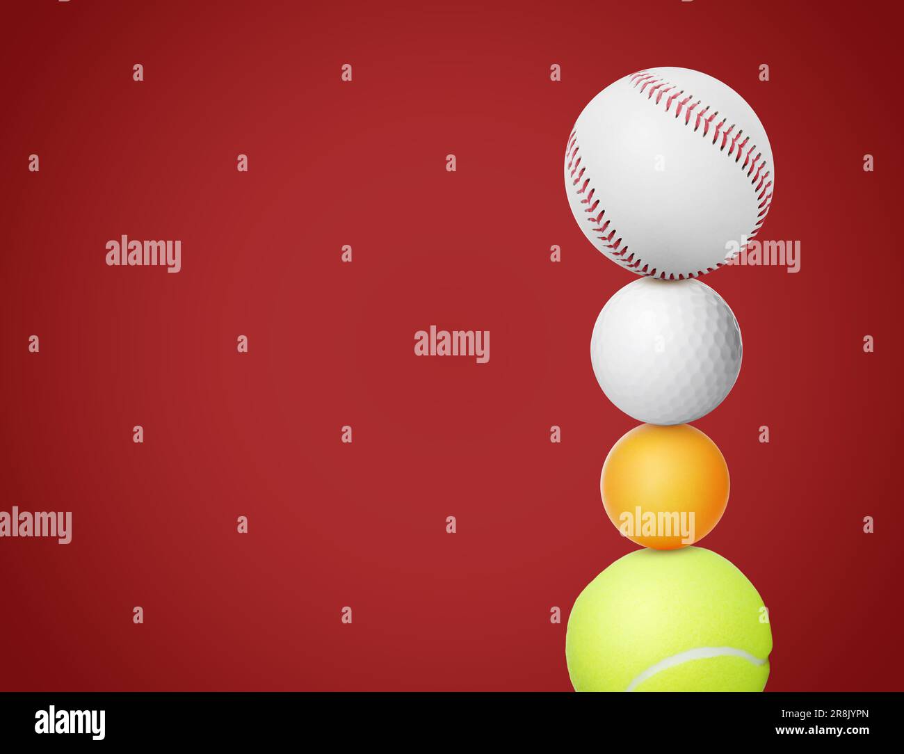 Stacked tennis balls hi-res stock photography and images - Alamy