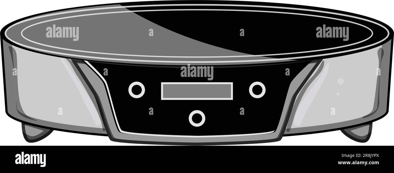 homemade crepe maker cartoon vector illustration Stock Vector Image ...