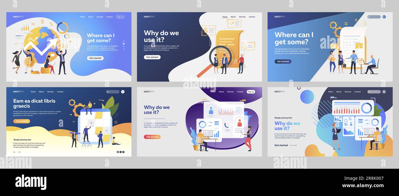 Project management set Stock Vector Image & Art - Alamy