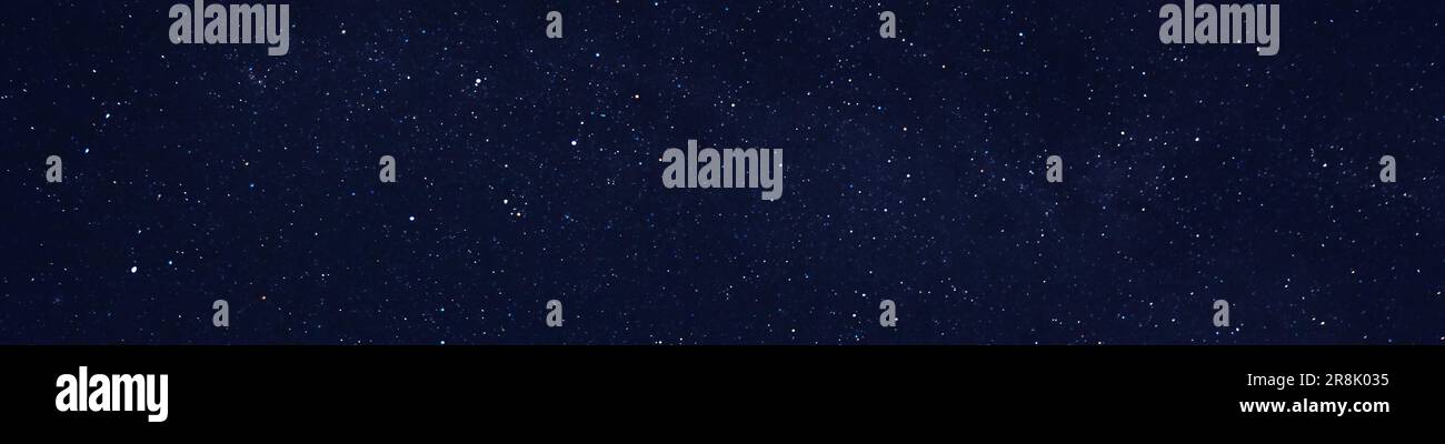 Amazing starry sky at night, banner design Stock Photo - Alamy