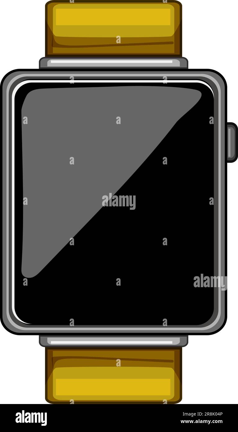 modern smart watch cartoon vector illustration Stock Vector Image & Art ...