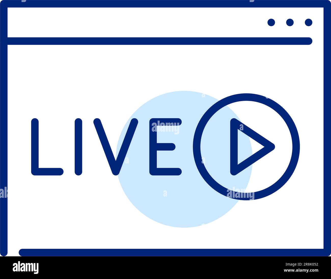 Watching event on screen Stock Vector Images - Alamy