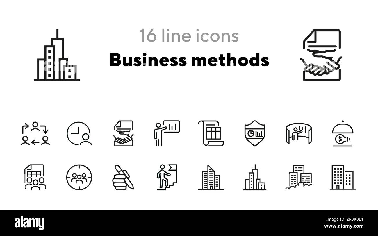 Methods of building Stock Vector Images - Alamy