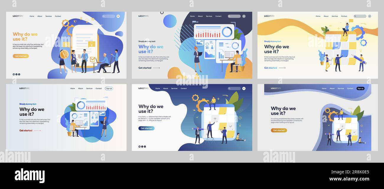 Business cooperation set Stock Vector Image & Art - Alamy