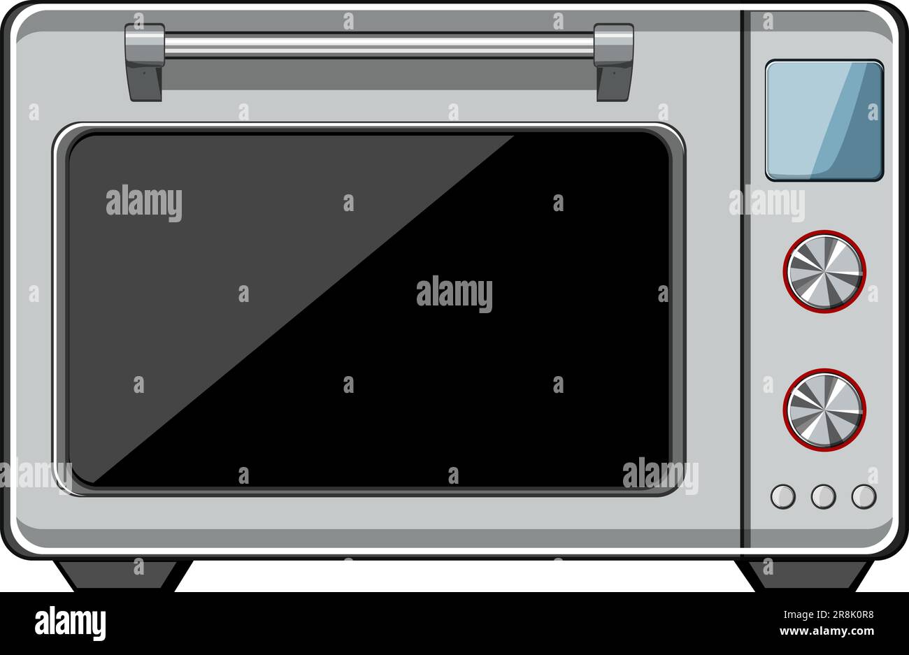 interior oven kitchen cartoon vector illustration Stock Vector Image ...