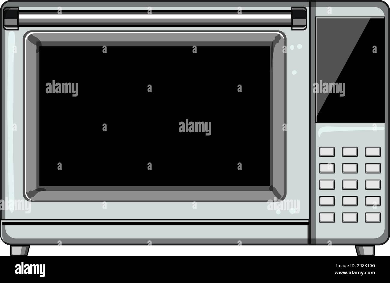 modern oven kitchen cartoon vector illustration Stock Vector Image ...